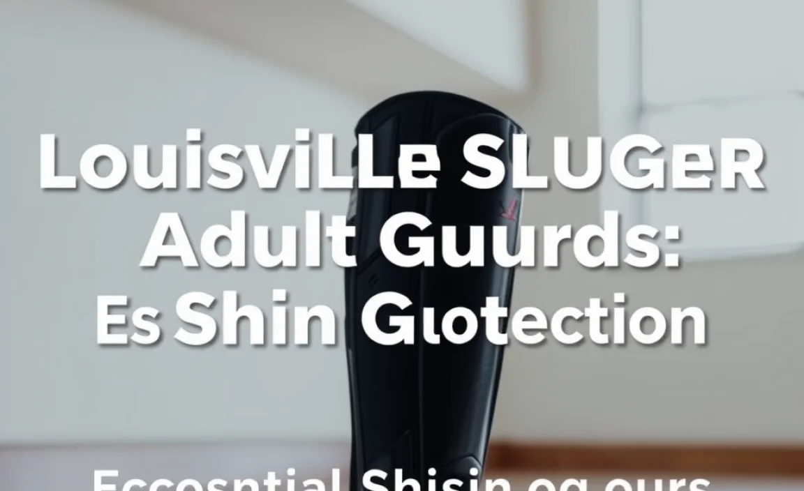 Louisville Slugger Adult Shin Guards: Essential Protection - FriskMode