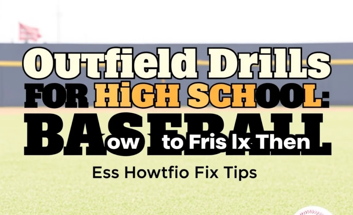 Outfield Drills for High School Baseball: Essential Tips - FriskMode