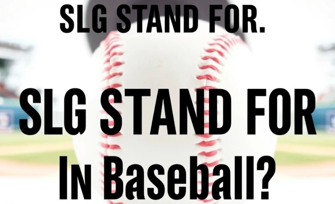 What Does Slg Stand For In Baseball? Explained! - FriskMode