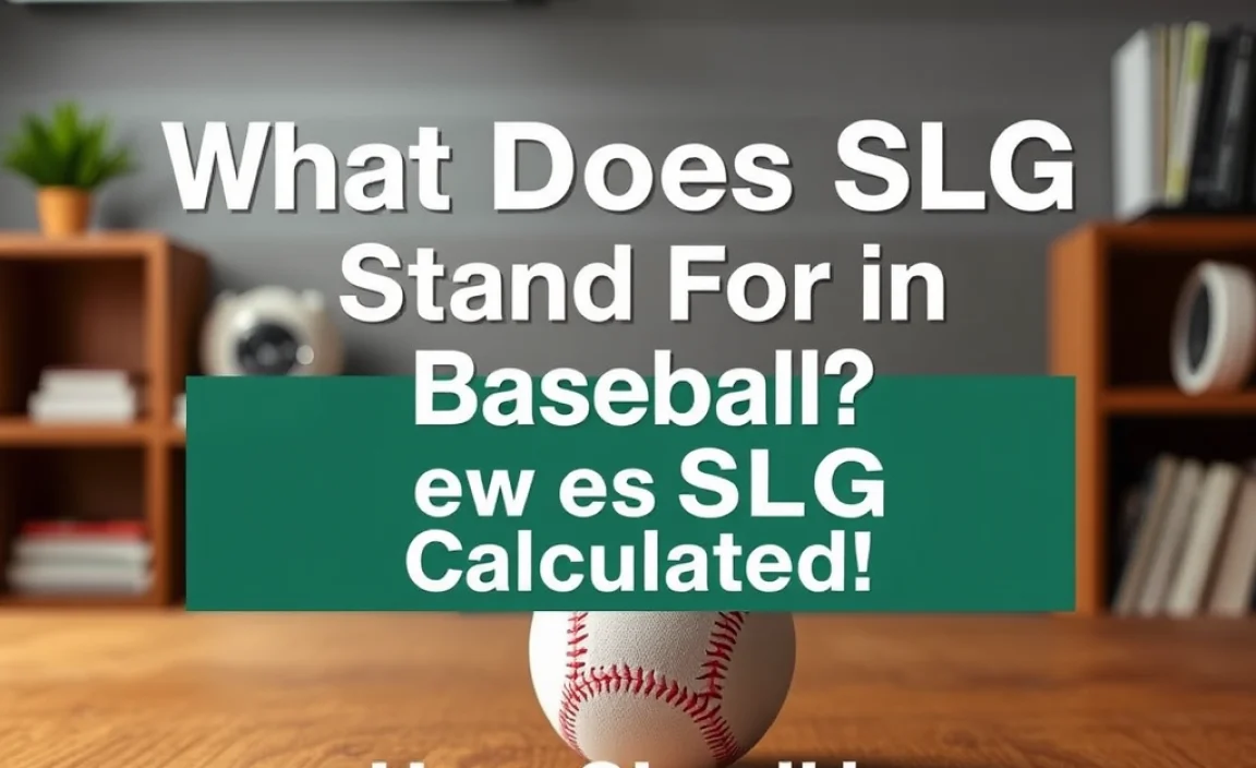 What Does Slg Stand For In Baseball? Explained! - FriskMode