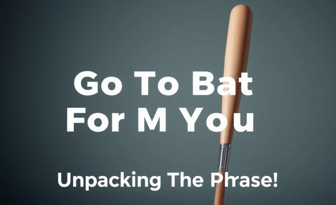 Go To Bat For You Meaning: Unpacking The Phrase! - FriskMode