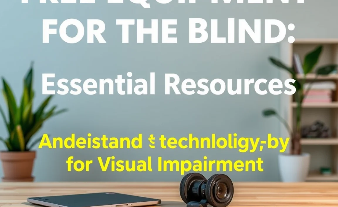Free Equipment For The Blind: Essential Resources - FriskMode