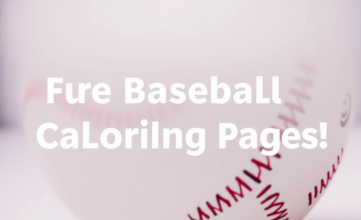 Fun Coloring Pages For Baseball: Hit A Home Run! - FriskMode