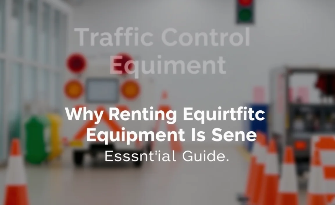 Traffic Control Equipment For Rent: Essential Guide - FriskMode